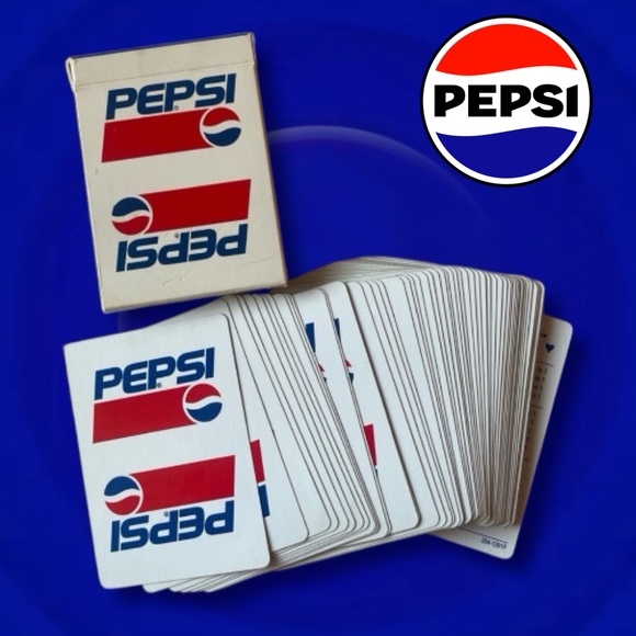 Pepsi | Games | Pepsi Playing Cards Bold Red Blue White Circa 989 ...